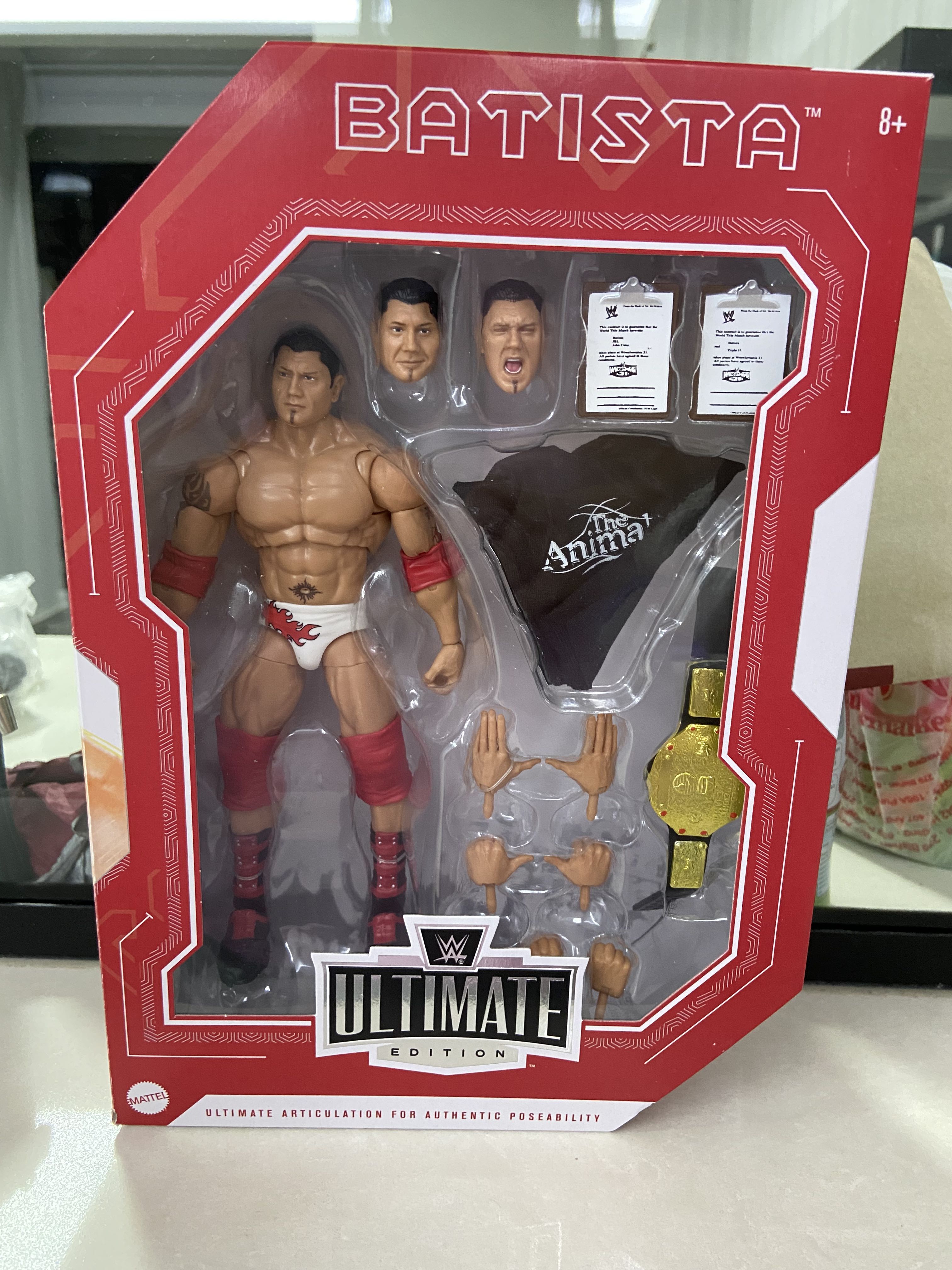 WWE Mattel Ultimate Edition Batista US Target Exclusive Elite, Hobbies ...