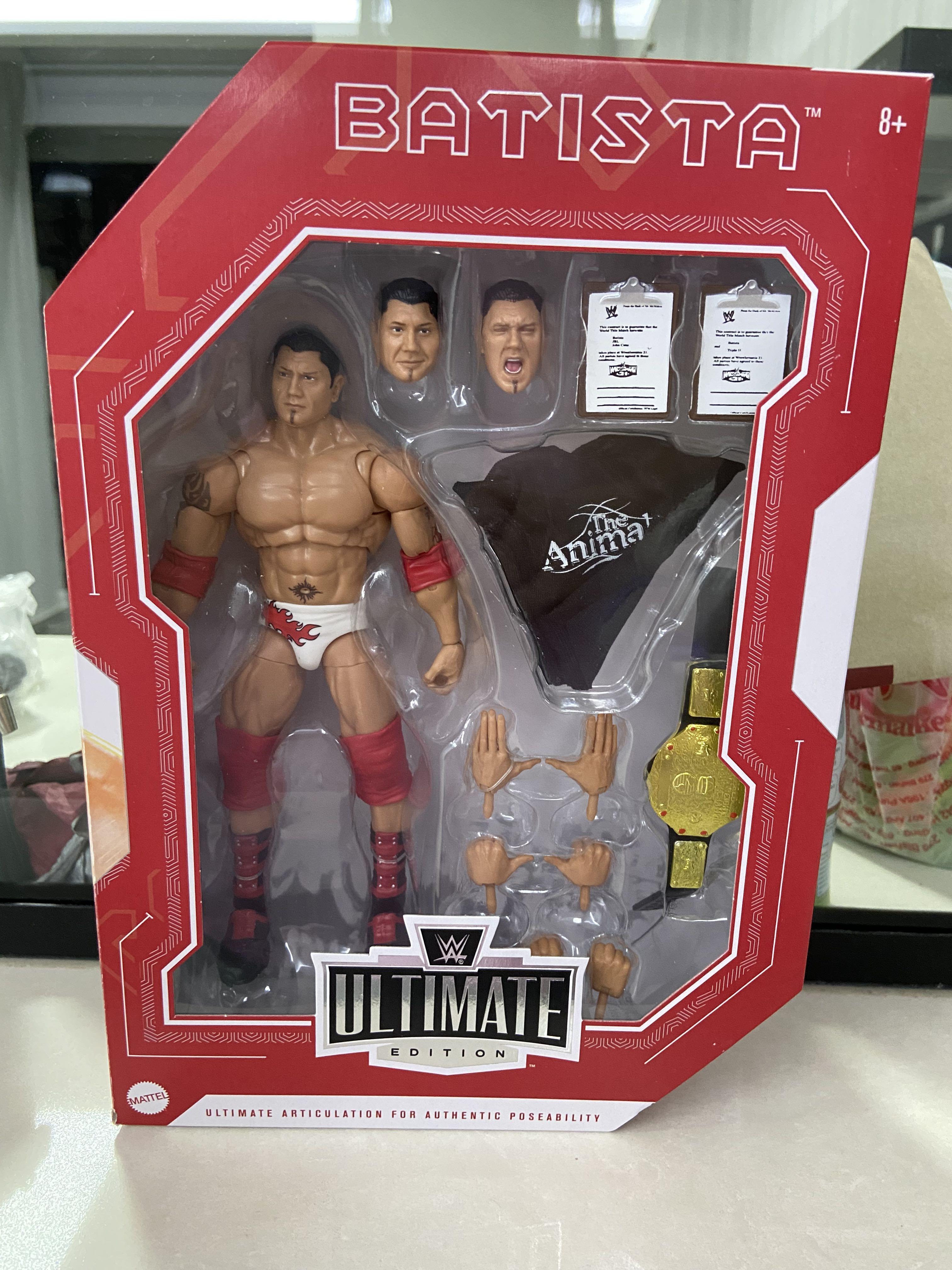WWE Mattel Ultimate Edition Batista US Target Exclusive Elite, Hobbies ...