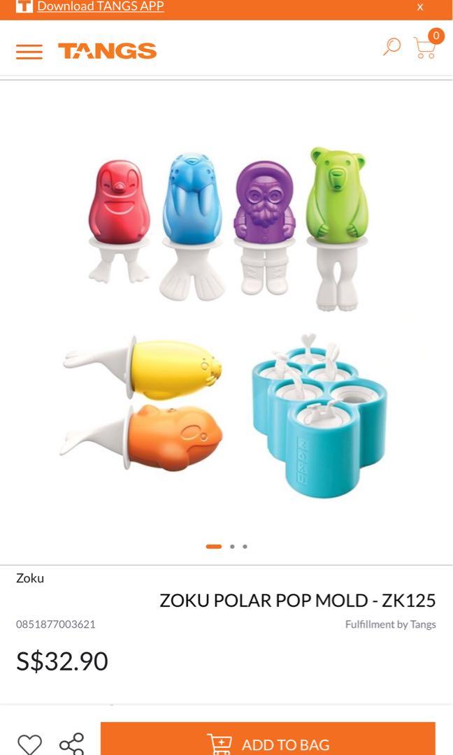 Helados Lekue Compra GENUINE Zoku Polar Pops - Set Of 6 Slow Pop Ice ...