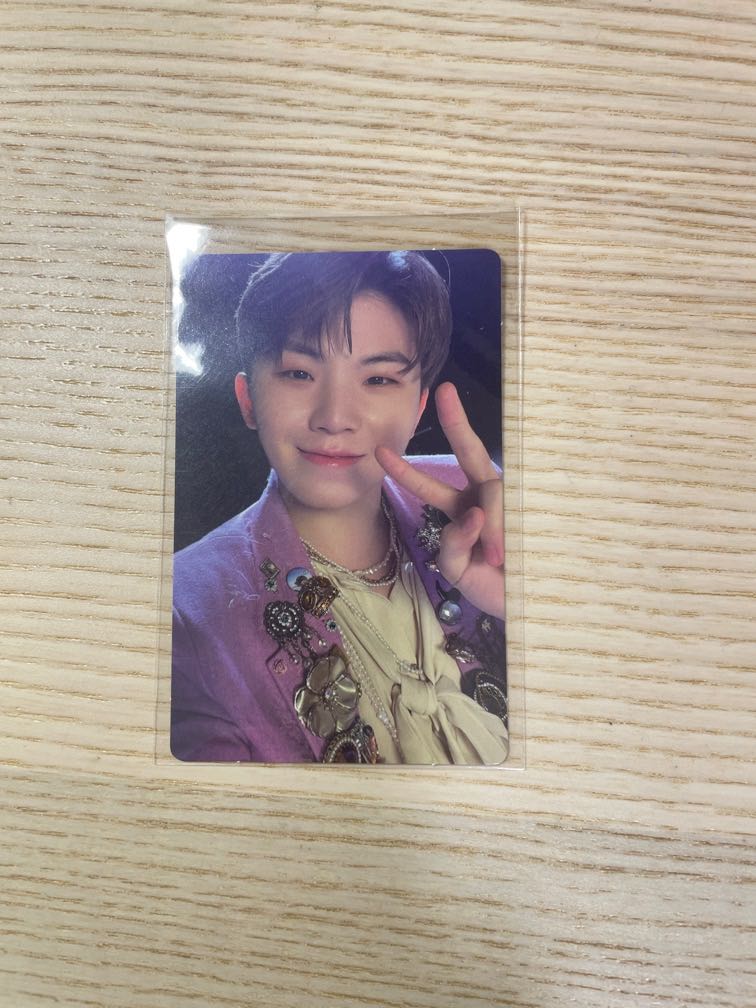 [$2 mailed] seventeen svt woozi face the sun fts carat ver pc, Hobbies ...