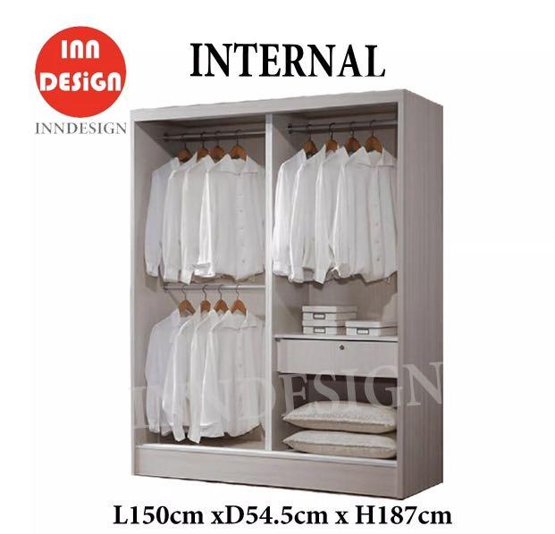 5 feet wardrobe in good condition, Furniture & Home Living, Furniture ...