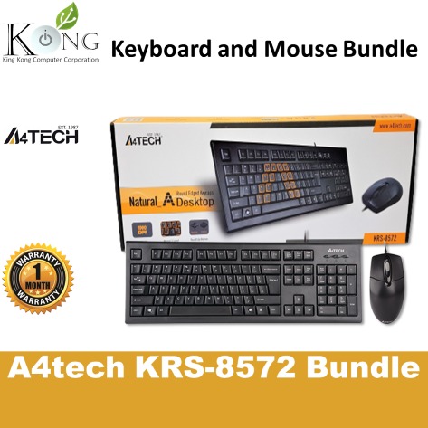 a4tech keyboard and mouse bundle KRS-8572 [BRAND NEW], Computers & Tech, Parts & Accessories ...