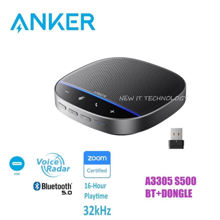 Anker A3301 / A3302 / A3306 / A3305 S500 PowerConf Bluetooth Speakerphone, with 6 Microphones ...