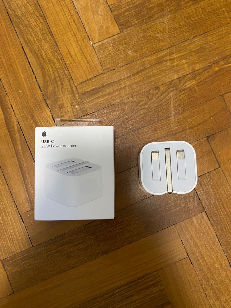 Apple Iphone USB-C Power Adapter Wall Plug Three Pin, Mobile Phones ...