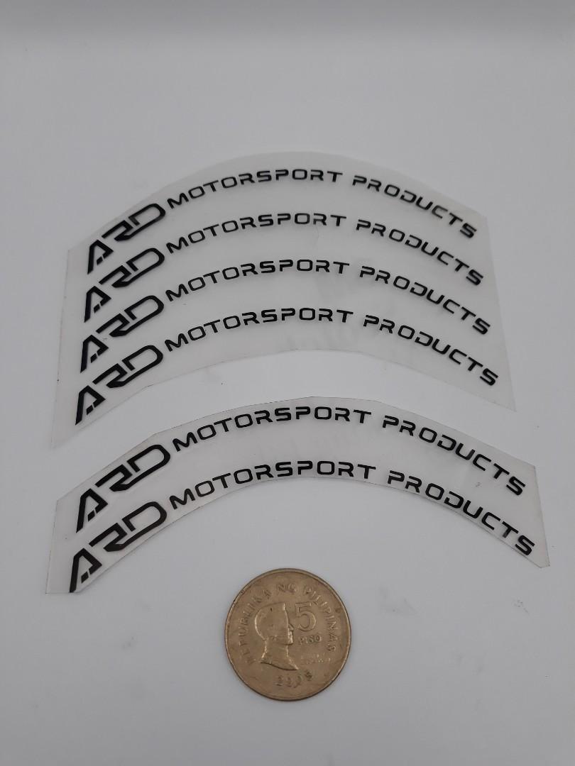 ARD Wheels Center Plate Decal, Hobbies & Toys, Toys & Games on Carousell