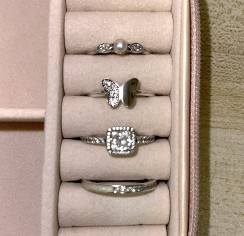 Authentic Pandora Rings, Women's Fashion, Jewelry & Organisers, Rings ...