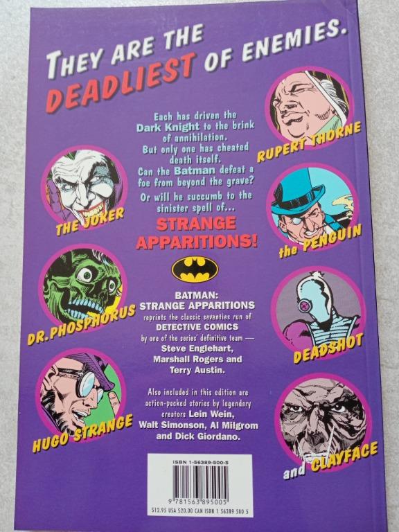 Batman Strange Apparitions. Rare DC Comics Graphic Novel, Hobbies ...