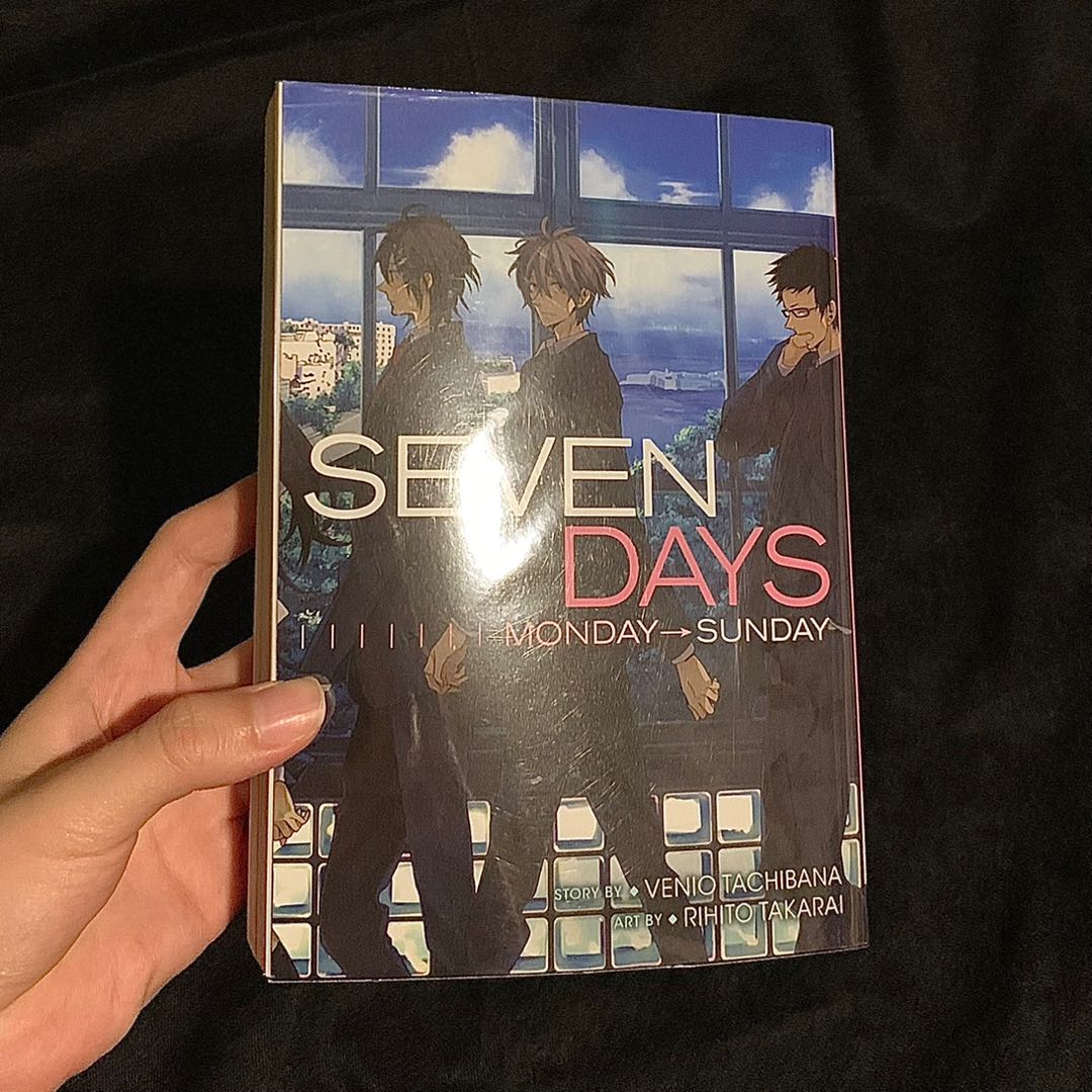 Seven Days Monday to Sunday BL English Manga, Hobbies & Toys, Books ...