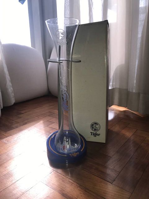 BNIB Tiger Beer Tower, Food & Drinks, Alcoholic Beverages on Carousell
