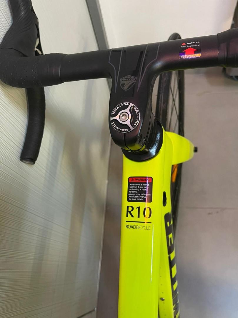 Brand new Twitter R10 disc brake road bike/22 speed/carbon nano body/9 ...