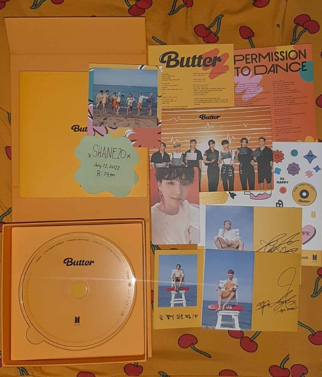BTS Butter CD Album - Cream version, Hobbies & Toys, Memorabilia ...