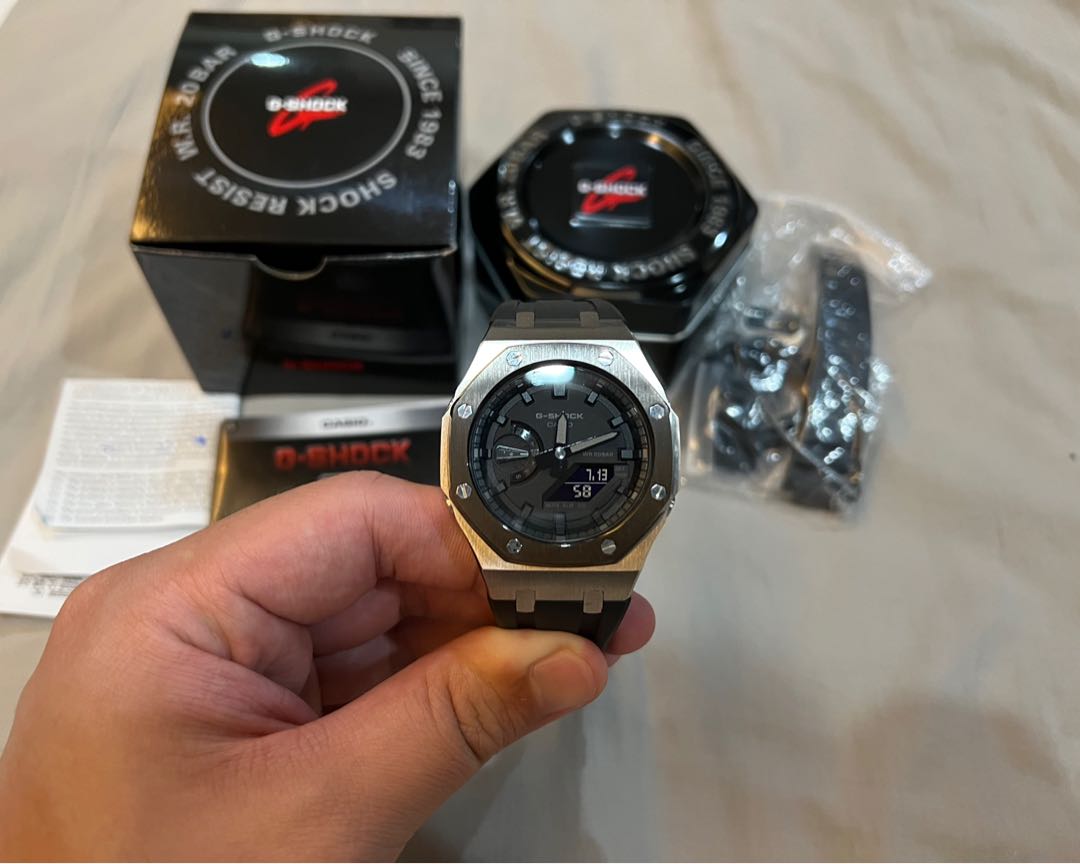 Casioak Mod AP Style, Men's Fashion, Watches & Accessories, Watches on ...