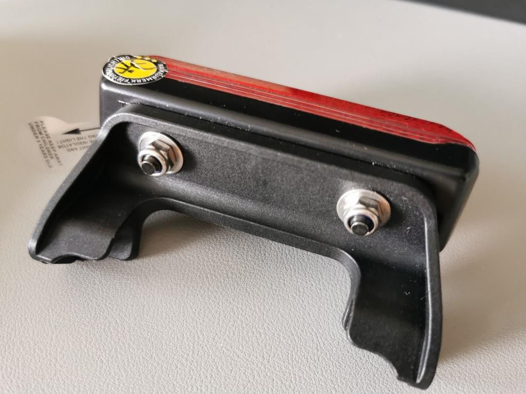 Cateye Light Mount & Rear lights/Reflector with mount (Brompton ...