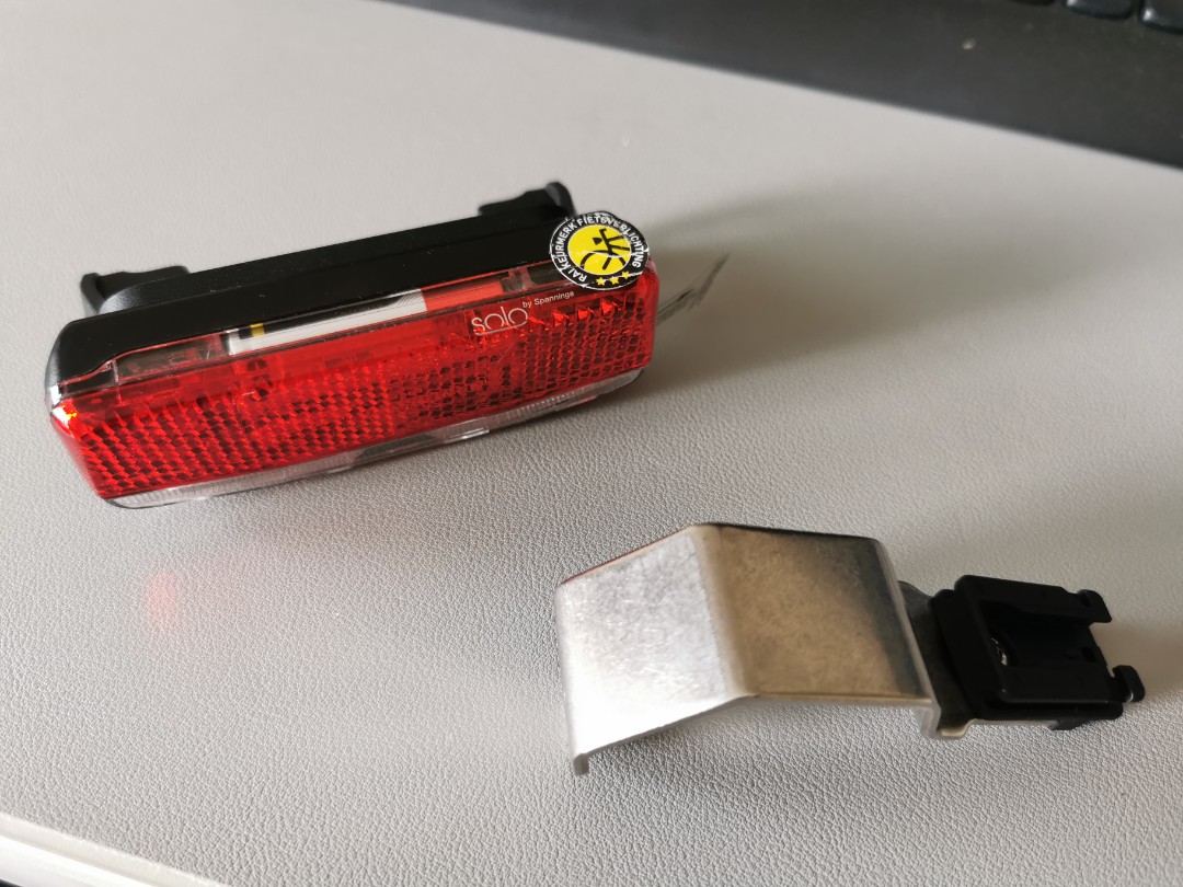 Cateye Light Mount & Rear lights/Reflector with mount (Brompton ...