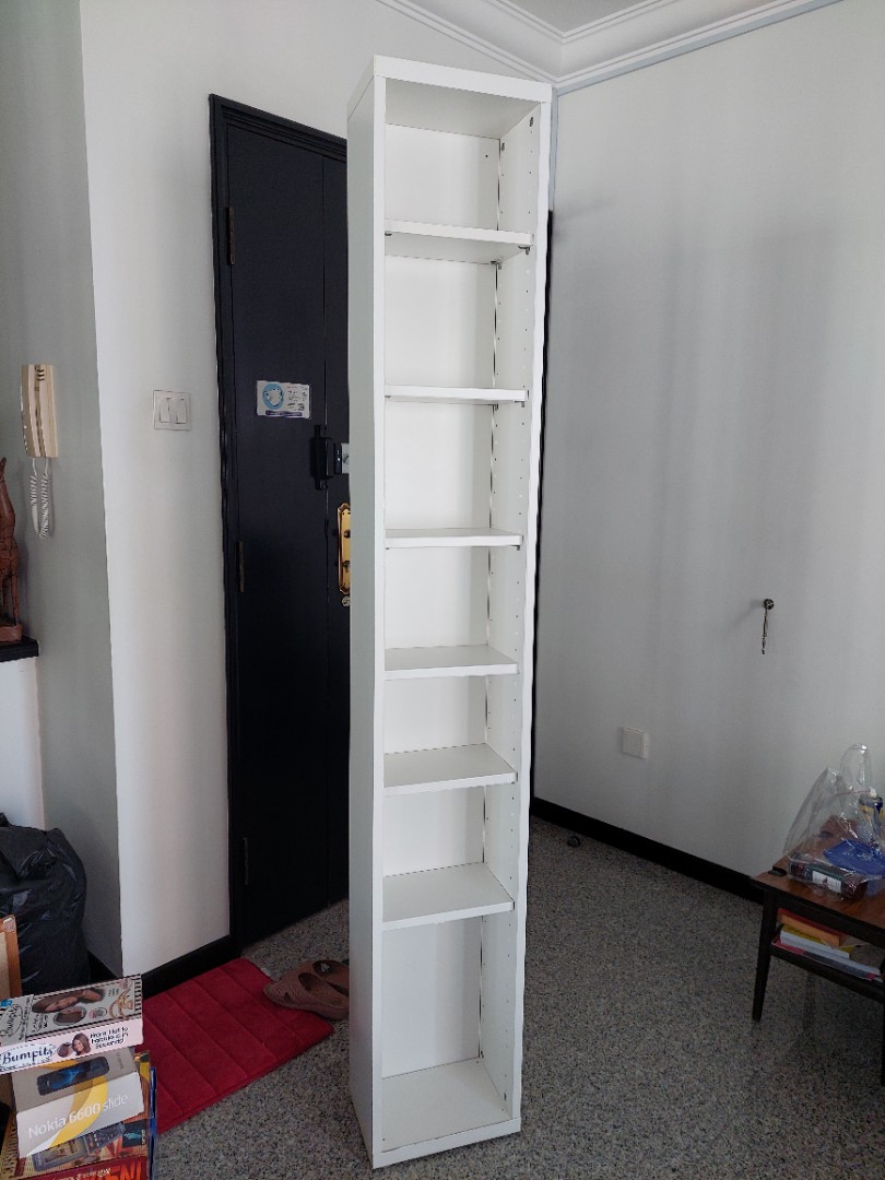 CD Rack Ikea white wooden, Furniture & Home Living, Furniture, Shelves ...