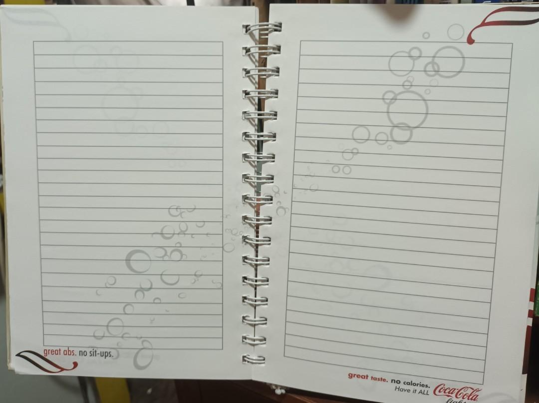 Coke hardbound Notebook, Hobbies & Toys, Stationary & Craft, Stationery ...