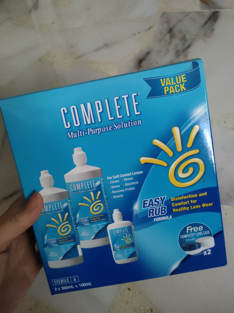 Complete multi-purpose solution, Beauty & Personal Care, Vision Care on ...