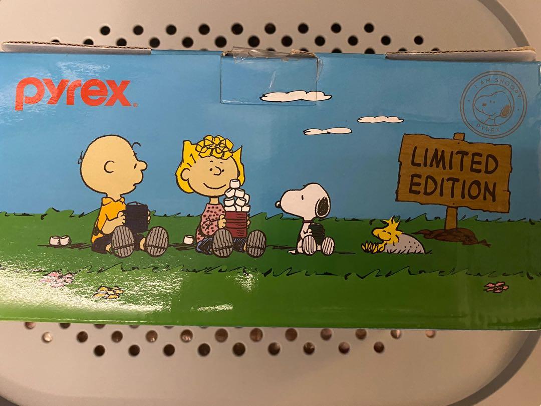 CORELLE PYREX * PEANUTS SNOOPY glass mug, Furniture & Home Living ...