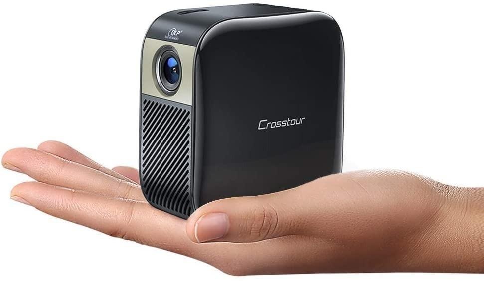 Crosstour Mini Projector, Supports Full HD, Pico DLP Video Projector ...