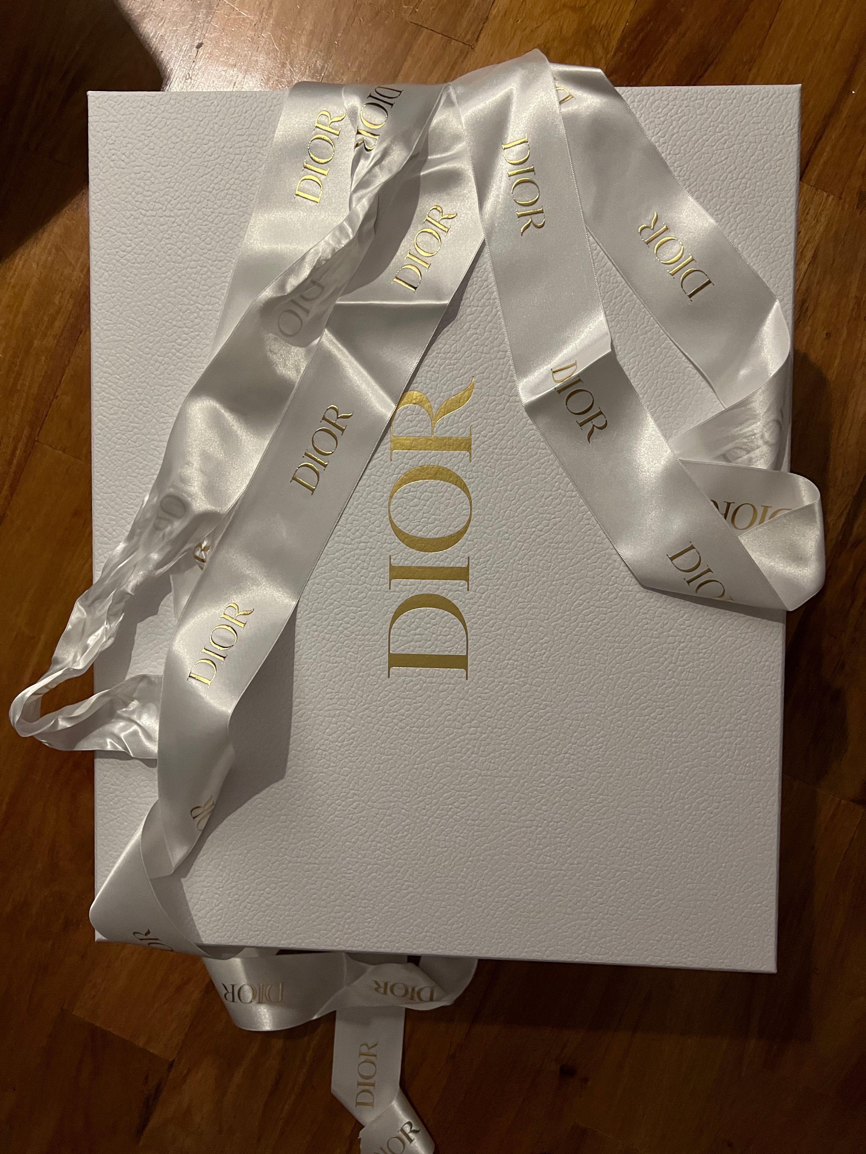 DIOR box (Lady Dior big size) with ribbon, Luxury, Bags & Wallets on ...