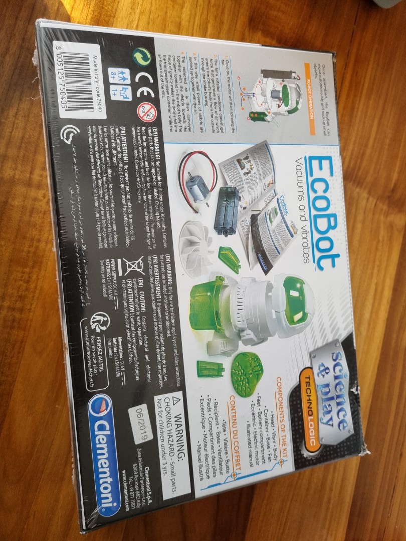 Ecobot Science Robot Vacuum, Hobbies & Toys, Toys & Games on Carousell
