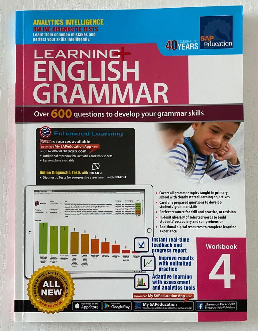 English grammar exercises workbook 4, 興趣及遊戲, 書本 & 文具, 書本及雜誌 - 補充練習 on ...
