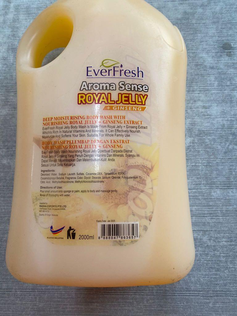 Everfresh Body Wash Aroma Sense Royal Jelly And Ginseng 2l, Beauty ...