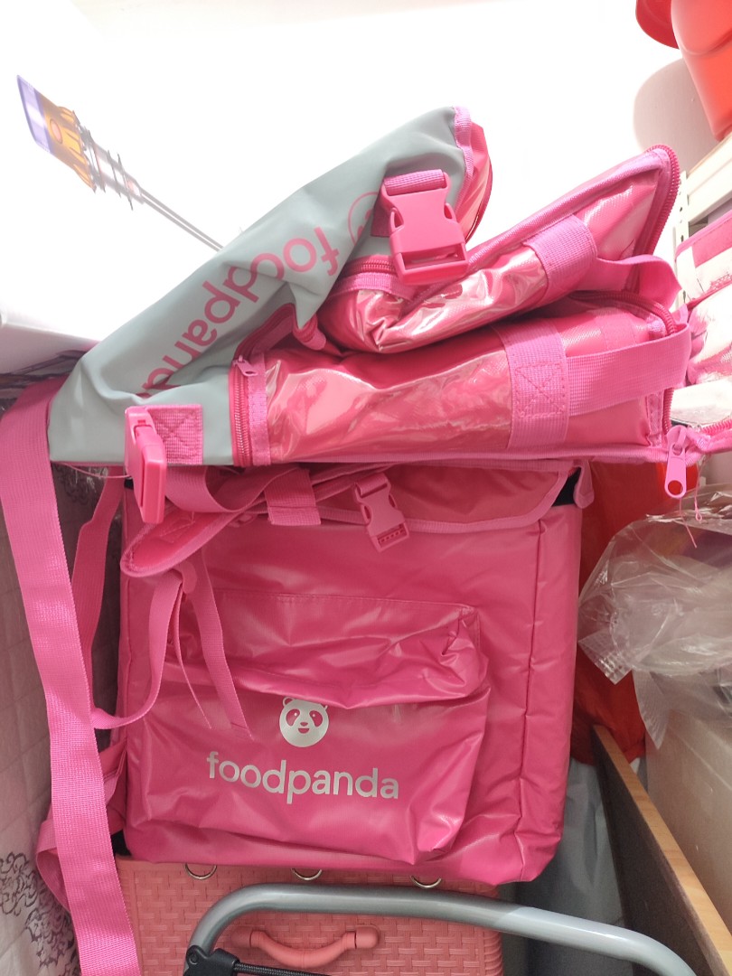 Foodpanda delivery bag, Motorcycles, Motorcycle Accessories on Carousell
