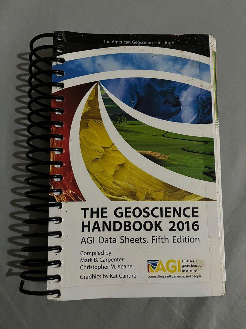 [FOR SALE] The Geoscience Handbook 2016 (AGI Data Sheets, Fifth Edition ...