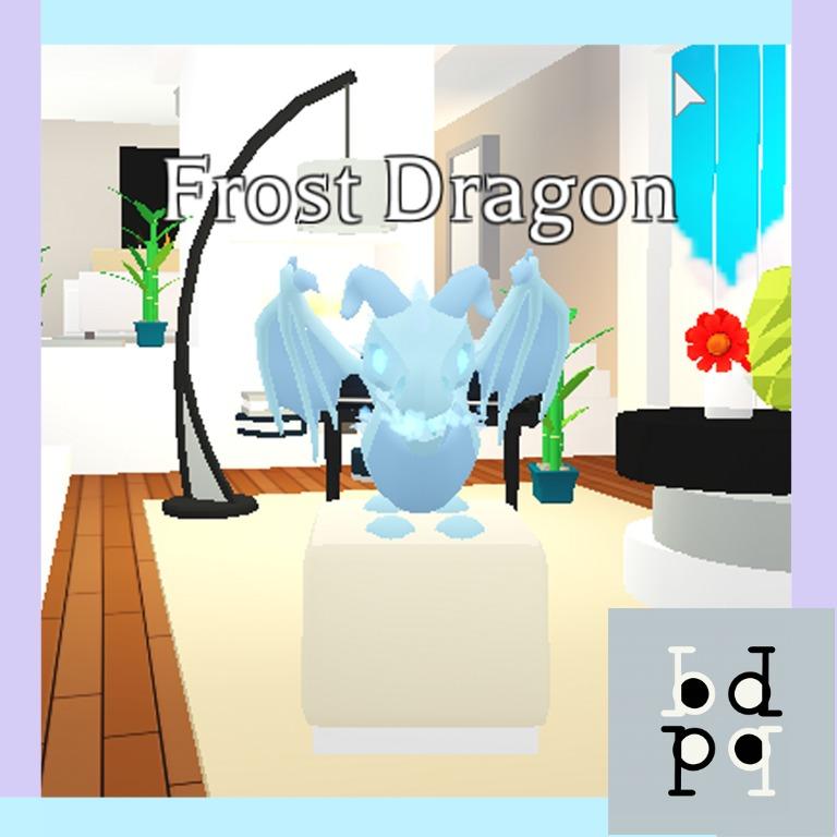 Frost Dragon Adopt Me Legendary Pet, Video Gaming, Gaming Accessories ...
