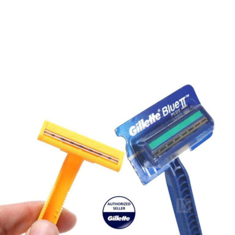 Gillette Alat Cukur Blue 2 Plus / Gillette GOAL Yellow II Razor ...