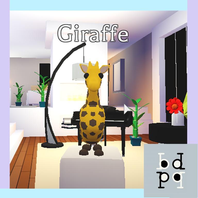 Giraffe Adopt Me Legendary Pet, Video Gaming, Gaming Accessories, In ...