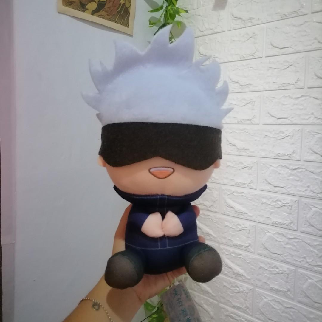 Gojo Satoru Jujutsu Kaisen Anime Plush Stuffedtoy 20cm, Hobbies & Toys ...