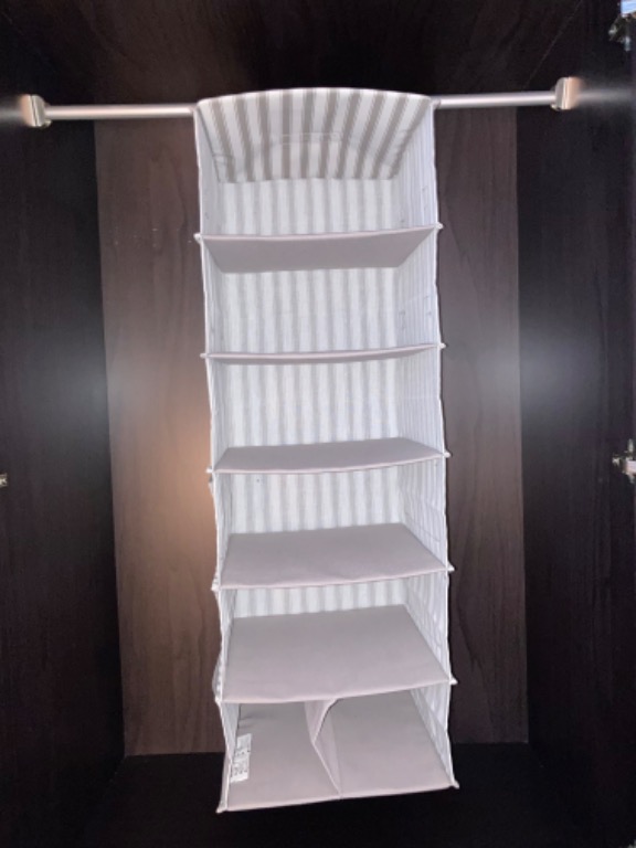 Hanging storage with 7 compartments, Furniture & Home Living, Furniture ...