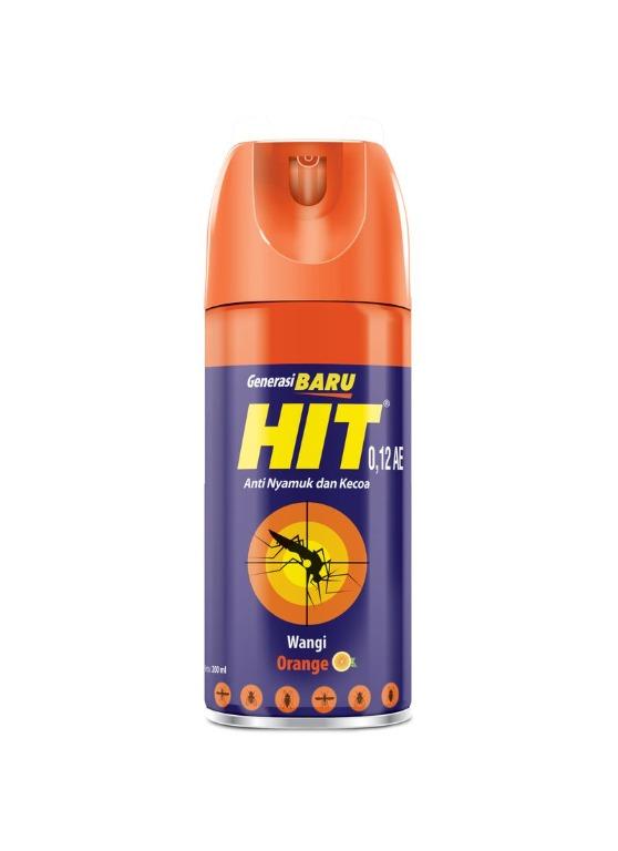 HIT 0,12 AE Anti Nyamuk dan Kecoa Wangi Orange 200 ml, Serba Serbi ...