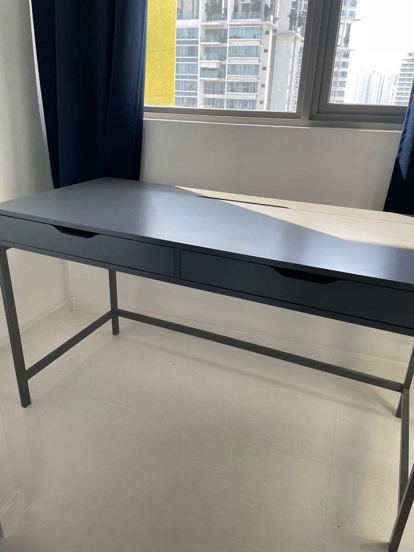 Ikea Alex Study Table, Furniture & Home Living, Furniture, Tables ...