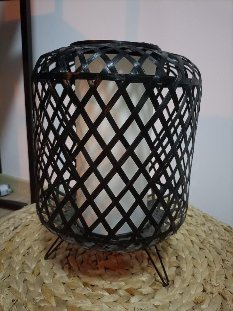 Ikea Rattan Lamp, Furniture & Home Living, Lighting & Fans, Lighting on ...