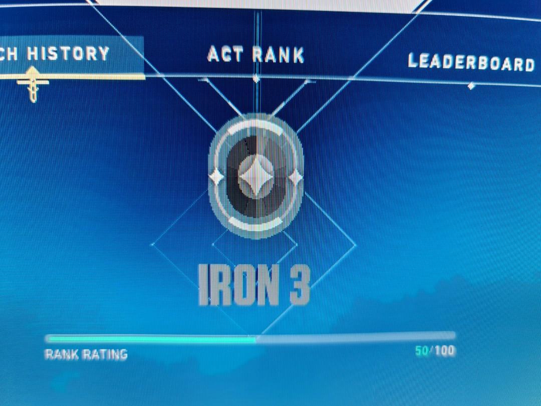 Iron valorant account(char), Video Gaming, Video Games, Others on Carousell