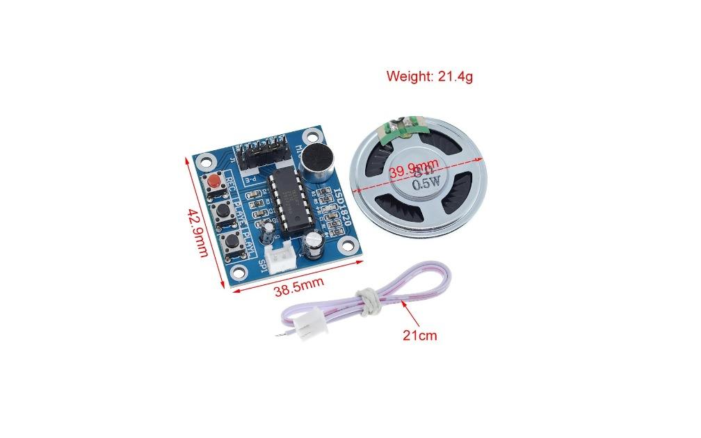 ISD1820錄放音模組 ISD1820 Recording Module for Arduino, 電腦＆科技, 電腦周邊及配件, 其他 ...
