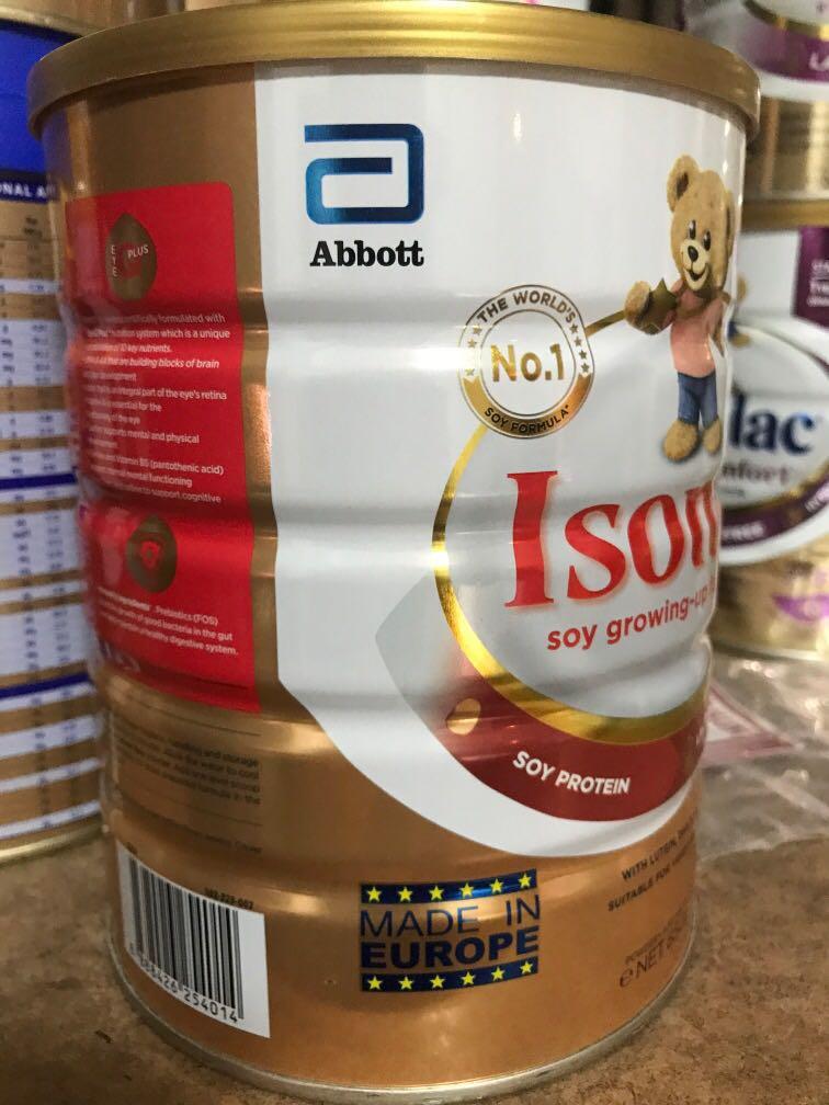 Isomil 3 soy milk Abbott 850g, Babies & Kids, Nursing & Feeding ...