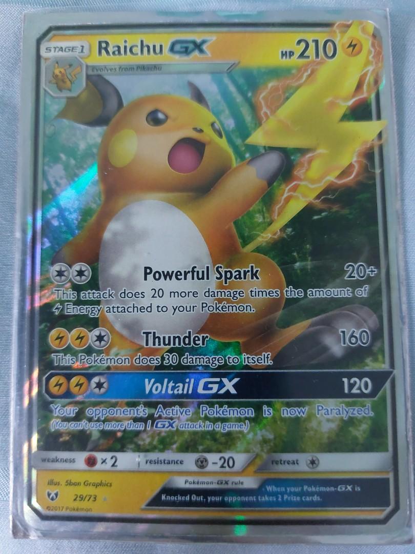 Japanese pikachu gx with raichu gx, Hobbies & Toys, Toys & Games on ...