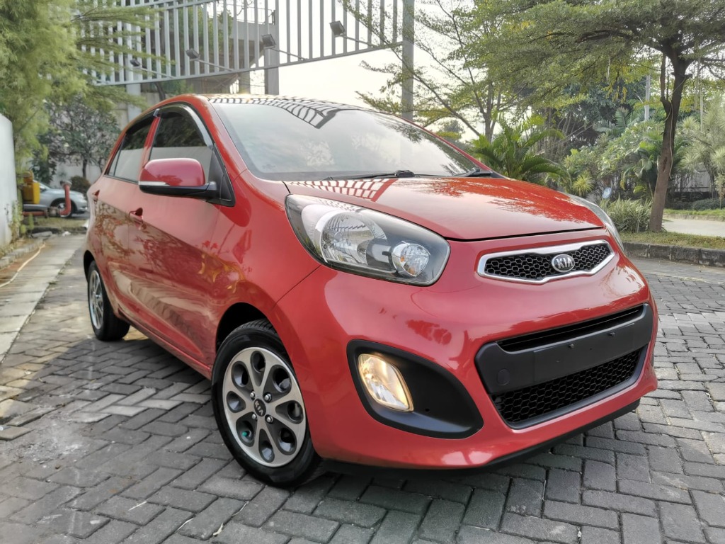 KIA Picanto 2013 SE Manual Merah Tangan Pertama, Mobil & Motor, Mobil ...