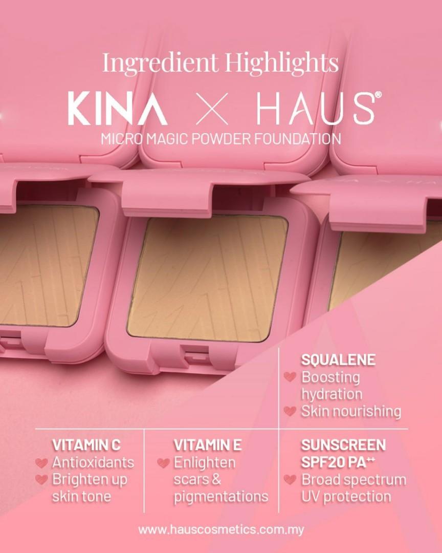 Kina x Haus Pinky Magic Powder, Beauty & Personal Care, Face, Makeup on ...