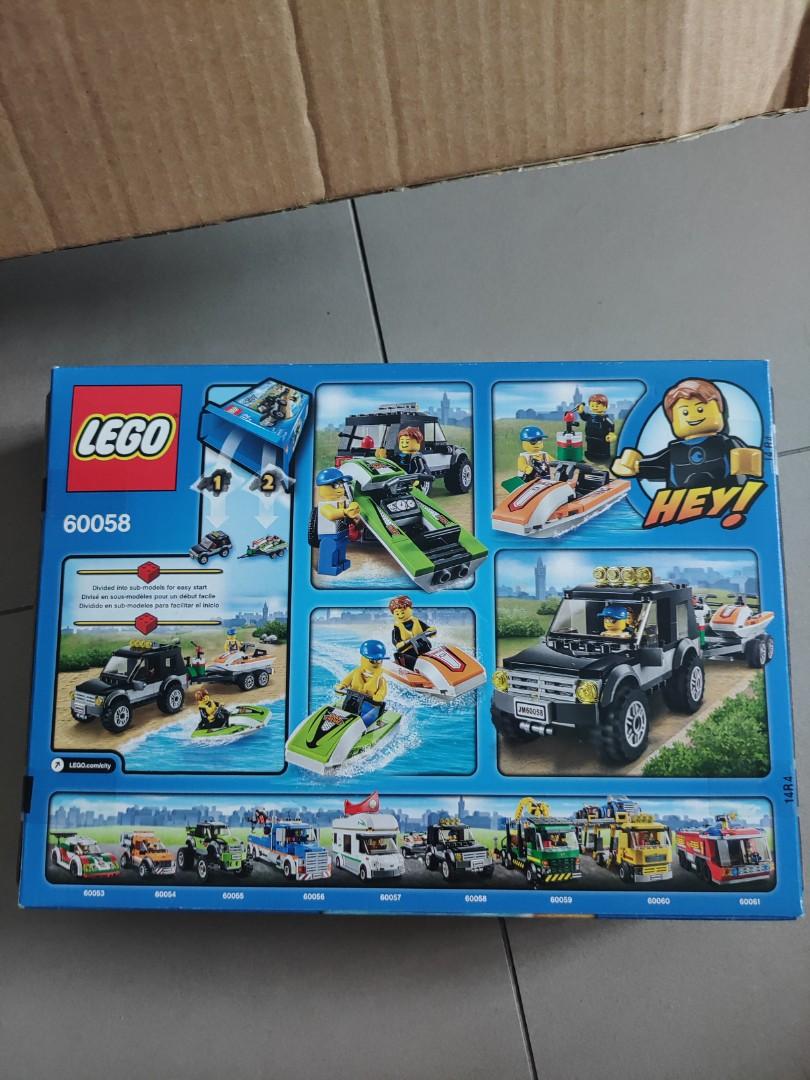 Lego 60058 Lego City SUV with Watercraft, Hobbies & Toys, Toys & Games ...