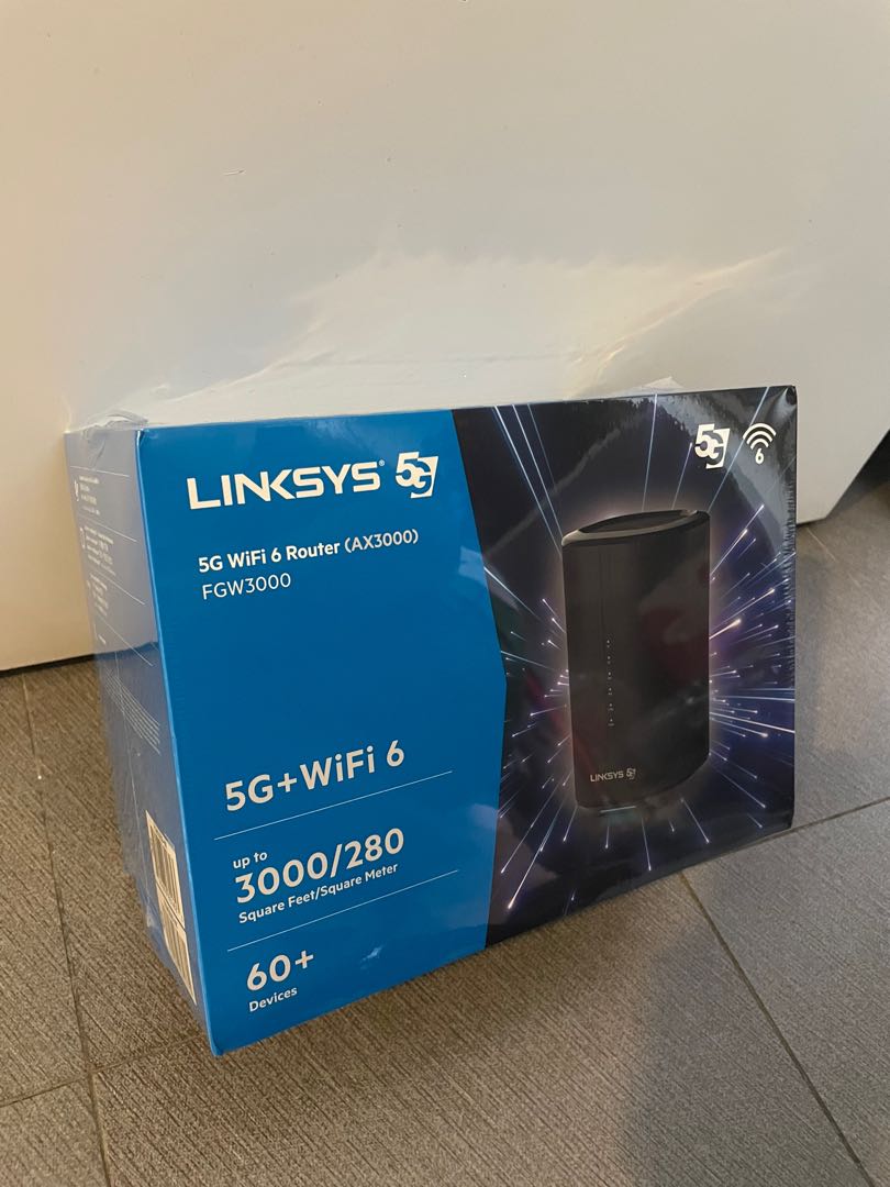 Linksys 5G Wi-Fi 6 router - Brand New, 電腦＆科技, 電腦周邊及配件, Wifi及上網相關產品 ...