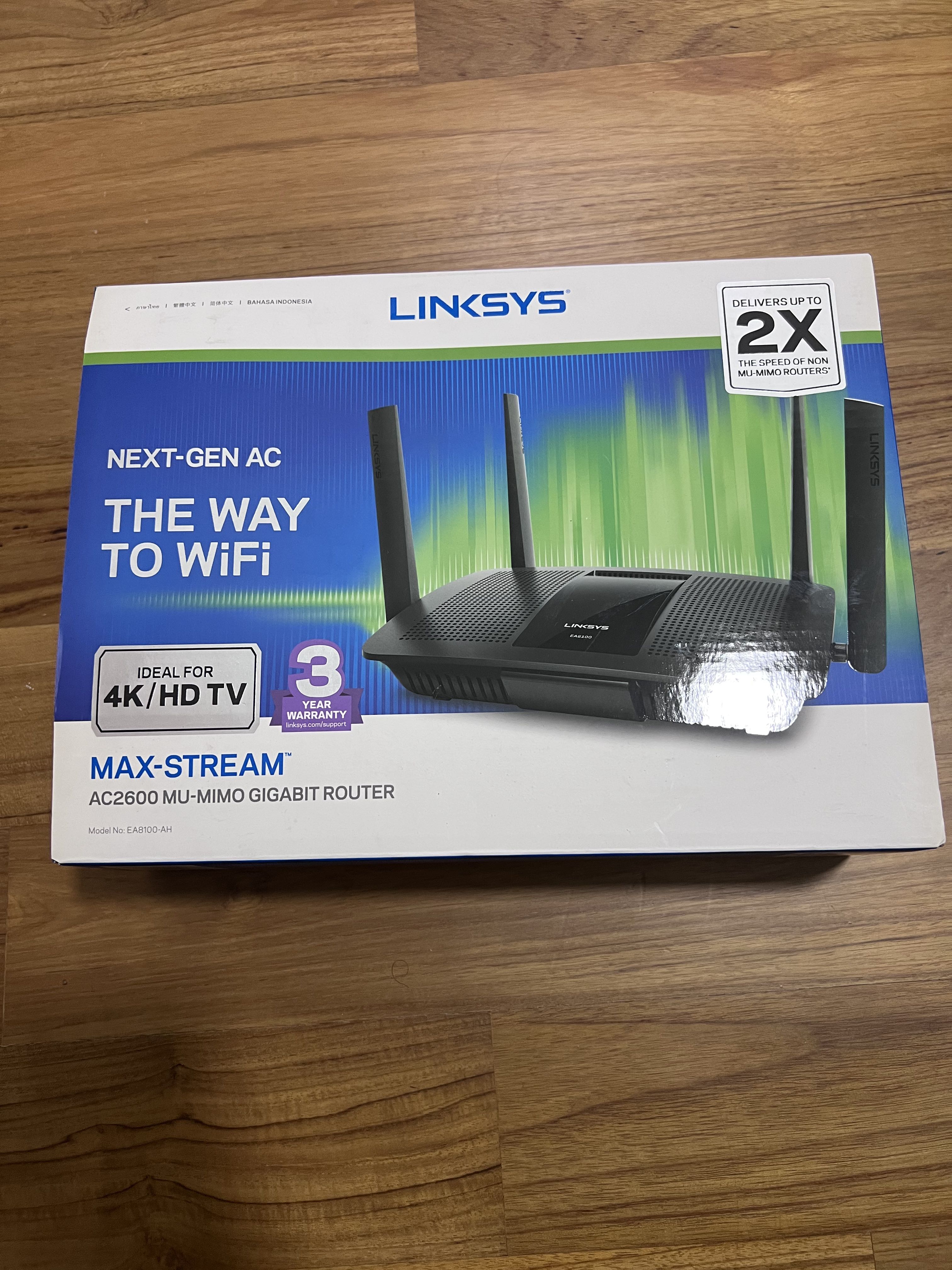 Linksys AC2600 MU-MIMO Gigabit Router, Computers & Tech, Parts ...