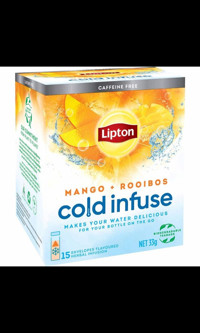Lipton Infusions Fruit Tea - Mango Rooibos, Food & Drinks, Beverages on ...