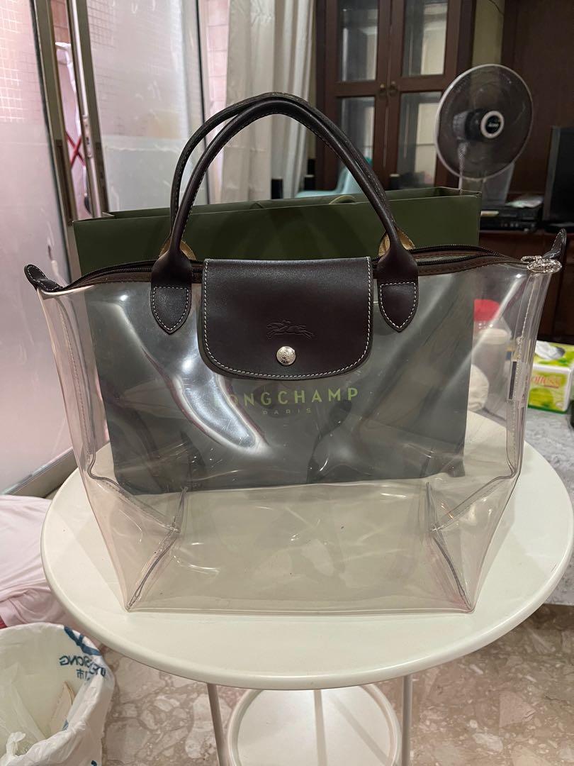 Longchamp limited edition transparent bag, Women's Fashion, Bags ...