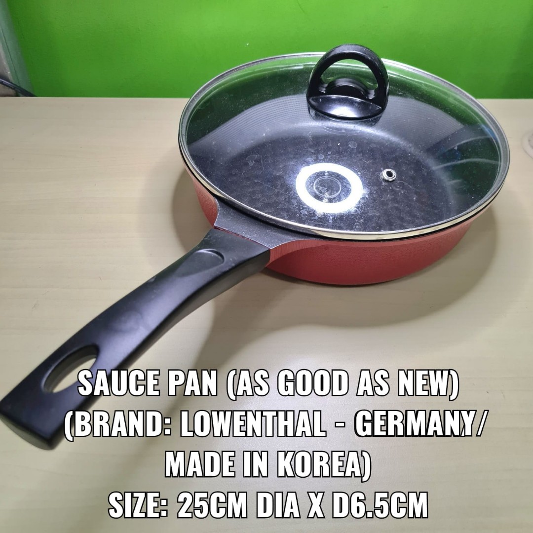 LOWENTHAL SAUCE PAN - GERMANY (MADE IN KOREA), Furniture & Home Living ...