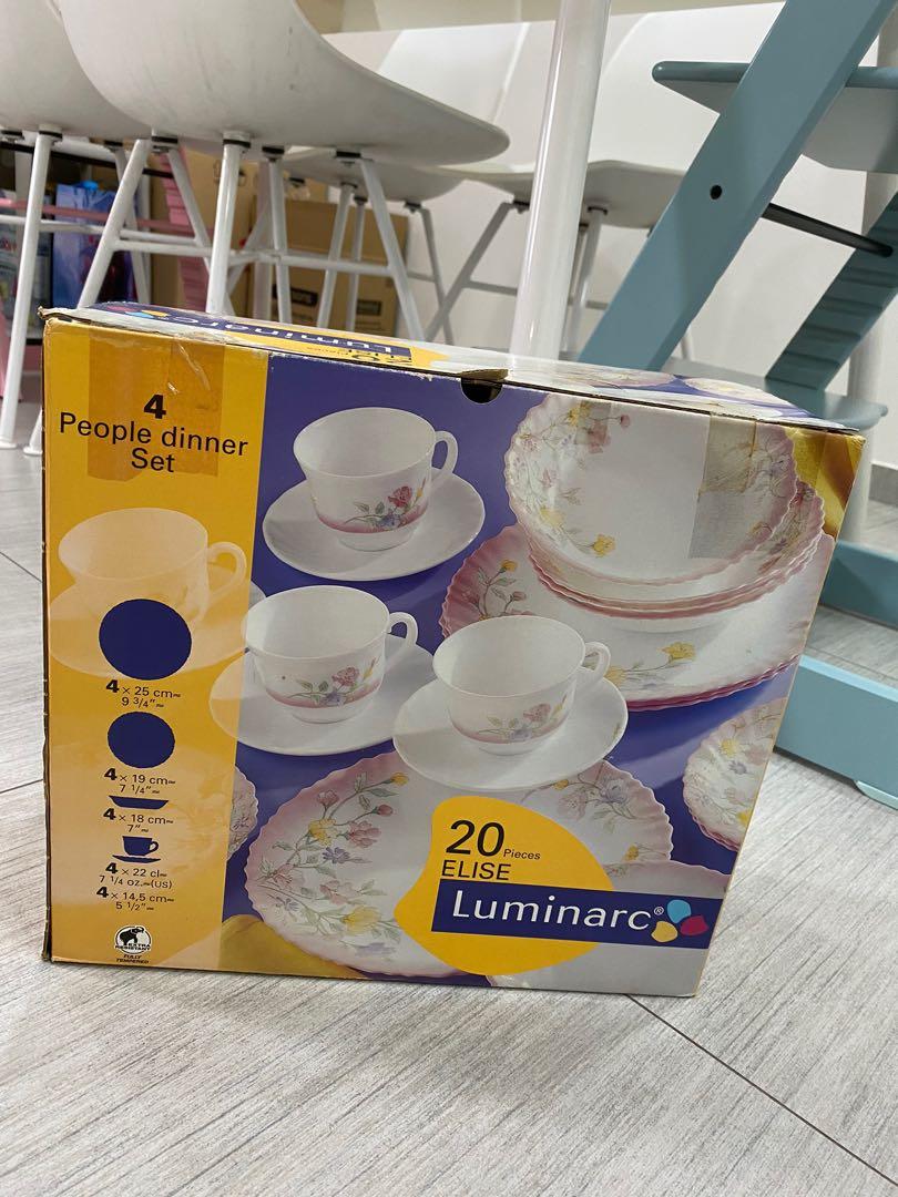 Luminarc Elise 20pc set, Furniture & Home Living, Kitchenware ...